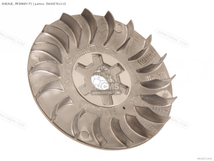 5WWE761110: SHEAVE, PRIMARY FI Yamaha - buy the 5WW-E7611-10-00 at CMSNL