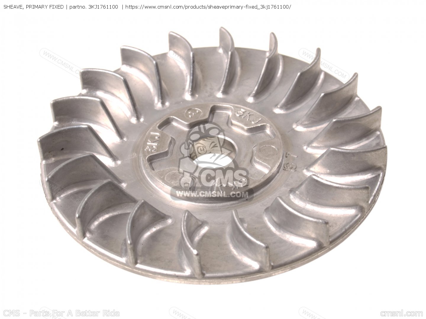 3KJ1761100: SHEAVE, PRIMARY FIXED Yamaha - buy the 3KJ-17611-00-00 at CMSNL