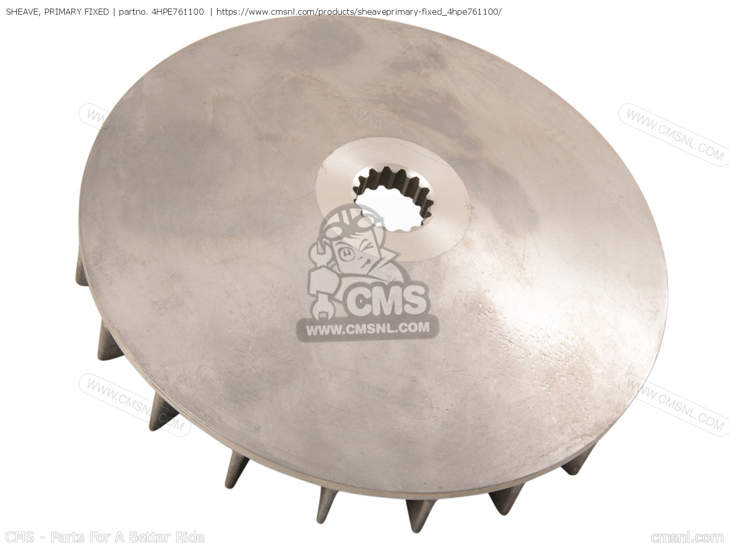 4HPE761100: Sheave, Primary Fixed Yamaha - buy the 4HP-E7611-00-00 at CMSNL