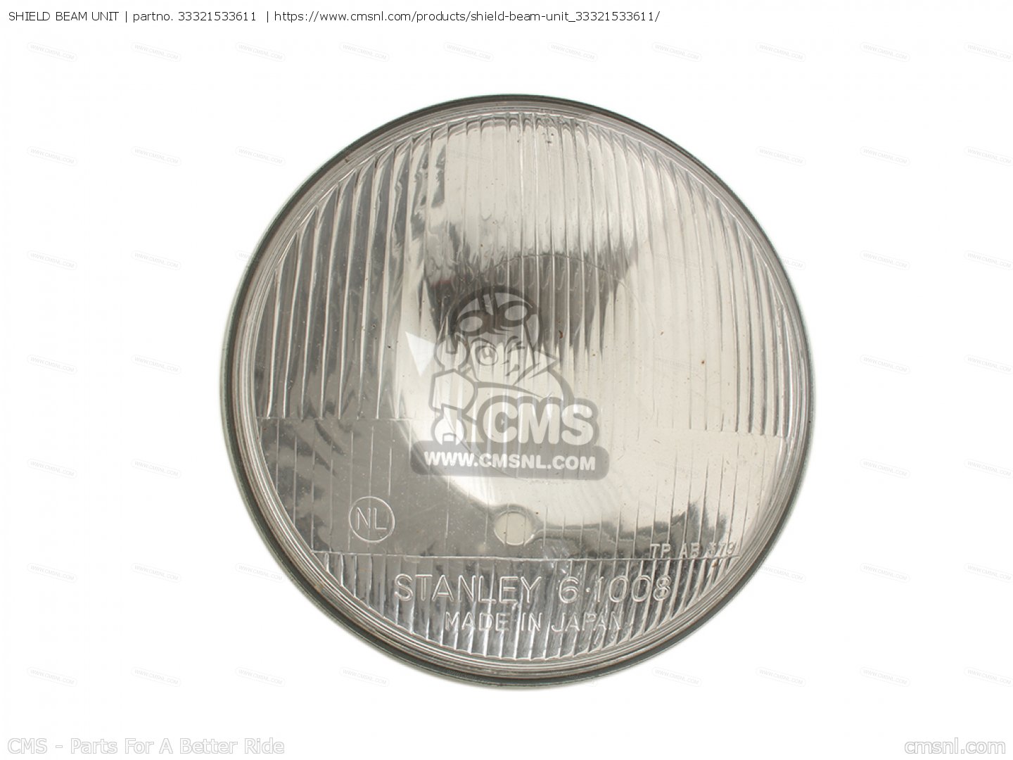 33321533611: SHIELD BEAM UNIT Honda - buy the 33321-533-611 at CMSNL