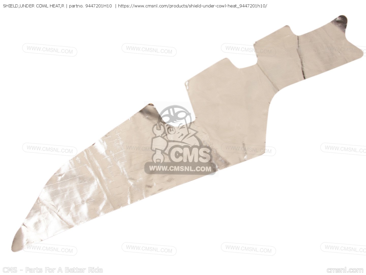 9447201H10: SHIELD,UNDER COWL HEAT,R Suzuki - buy the 94472-01H10 at CMSNL