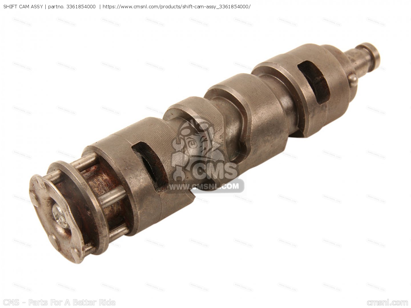 3361854000: SHIFT CAM ASSY Yamaha - buy the 336-18540-00-00 at CMSNL