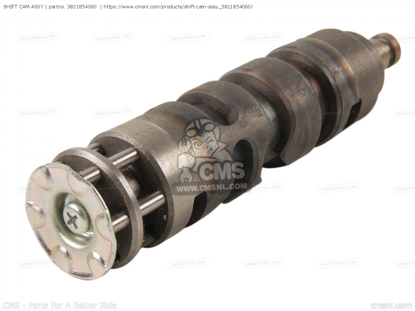 3821854060: SHIFT CAM ASSY Yamaha - buy the 382-18540-60-00 at CMSNL
