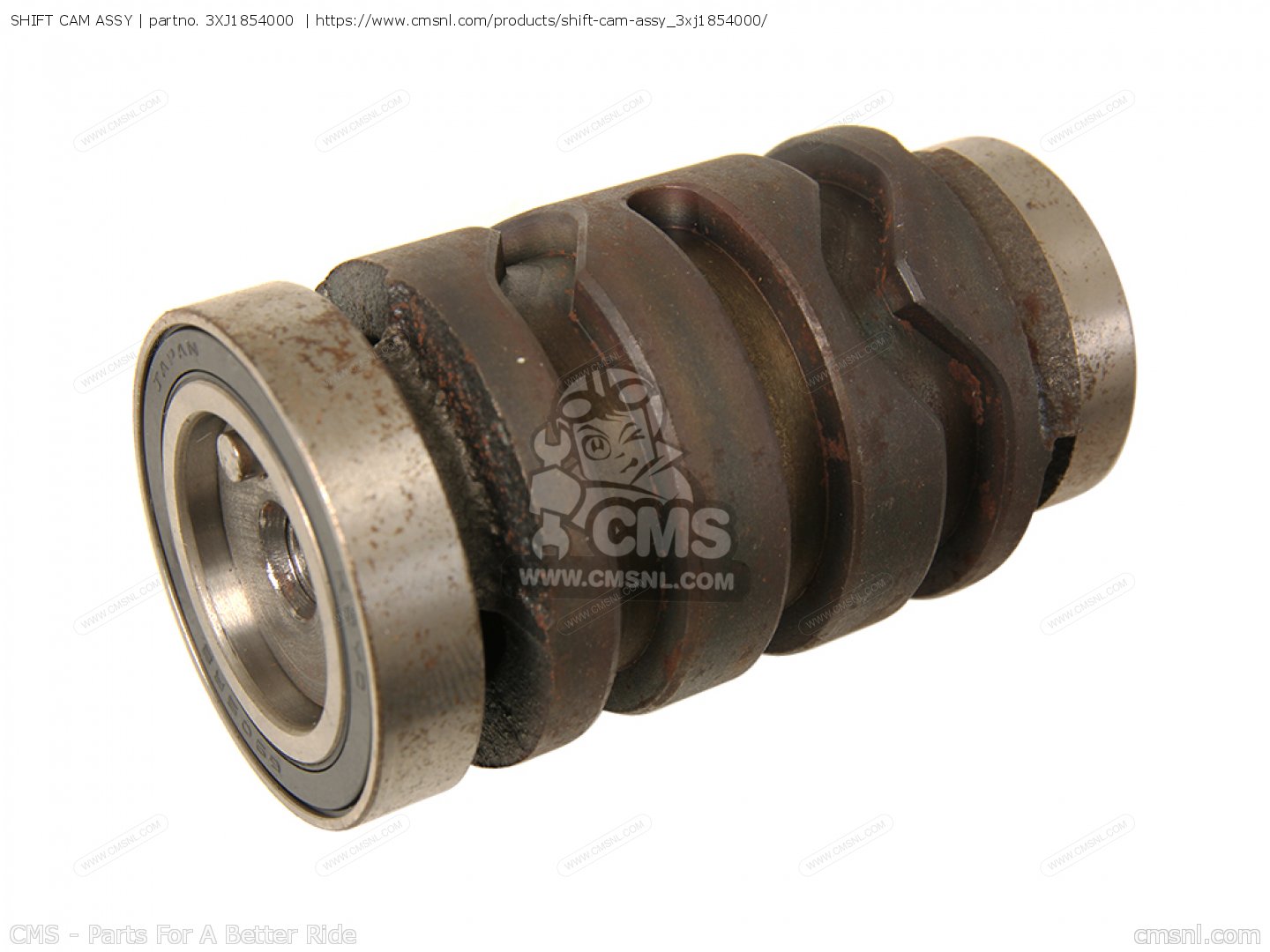 3XJ1854000: SHIFT CAM ASSY Yamaha - buy the 3XJ-18540-00-00 at CMSNL