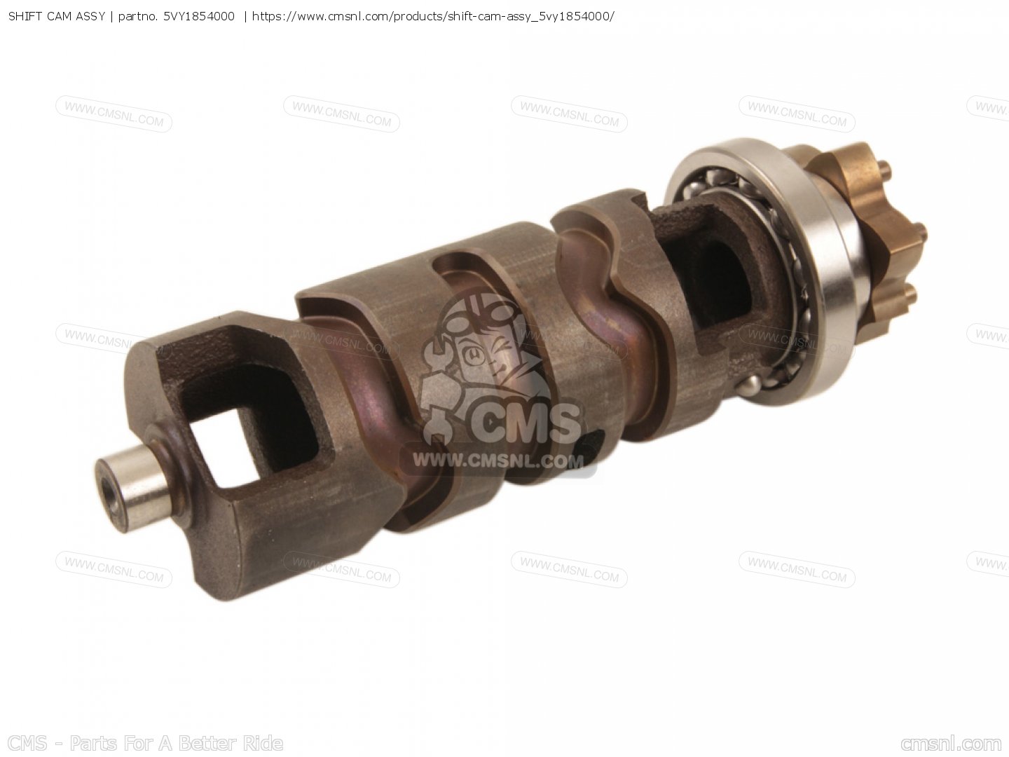 5VY1854000: SHIFT CAM ASSY Yamaha - buy the 5VY-18540-00-00 at CMSNL