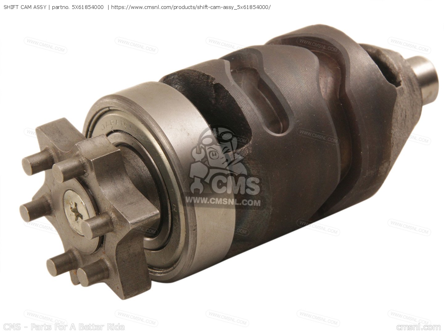 5X61854000: SHIFT CAM ASSY Yamaha - buy the 5X6-18540-00-00 at CMSNL