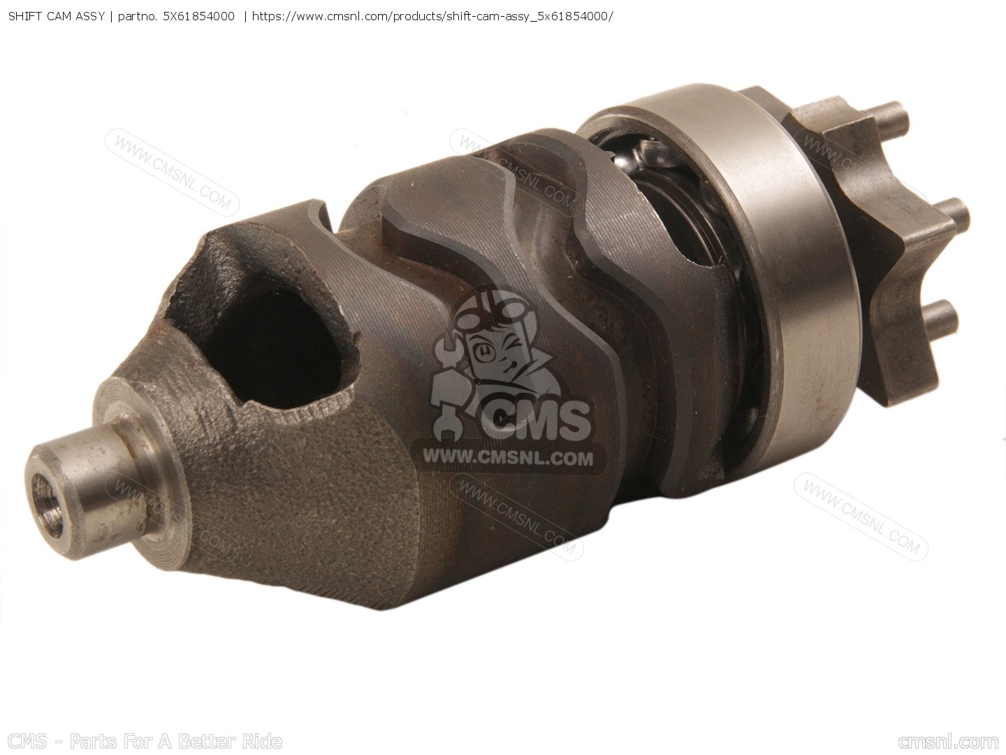 5X61854000: SHIFT CAM ASSY Yamaha - buy the 5X6-18540-00-00 at CMSNL