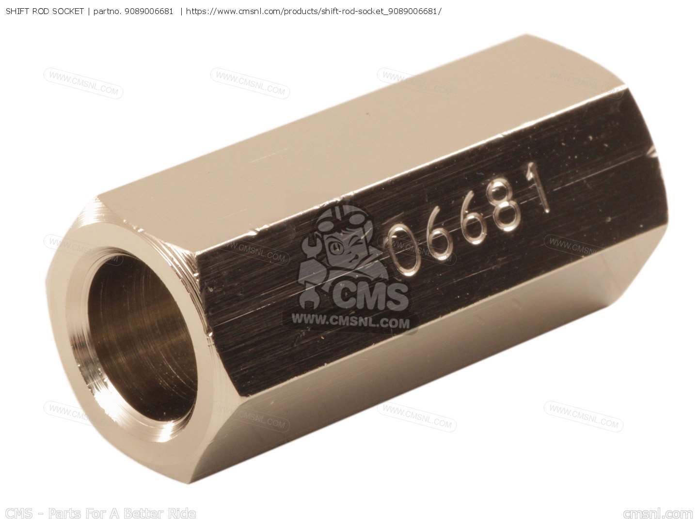 9089006681: SHIFT ROD SOCKET Yamaha - buy the 90890-06681-00 at CMSNL