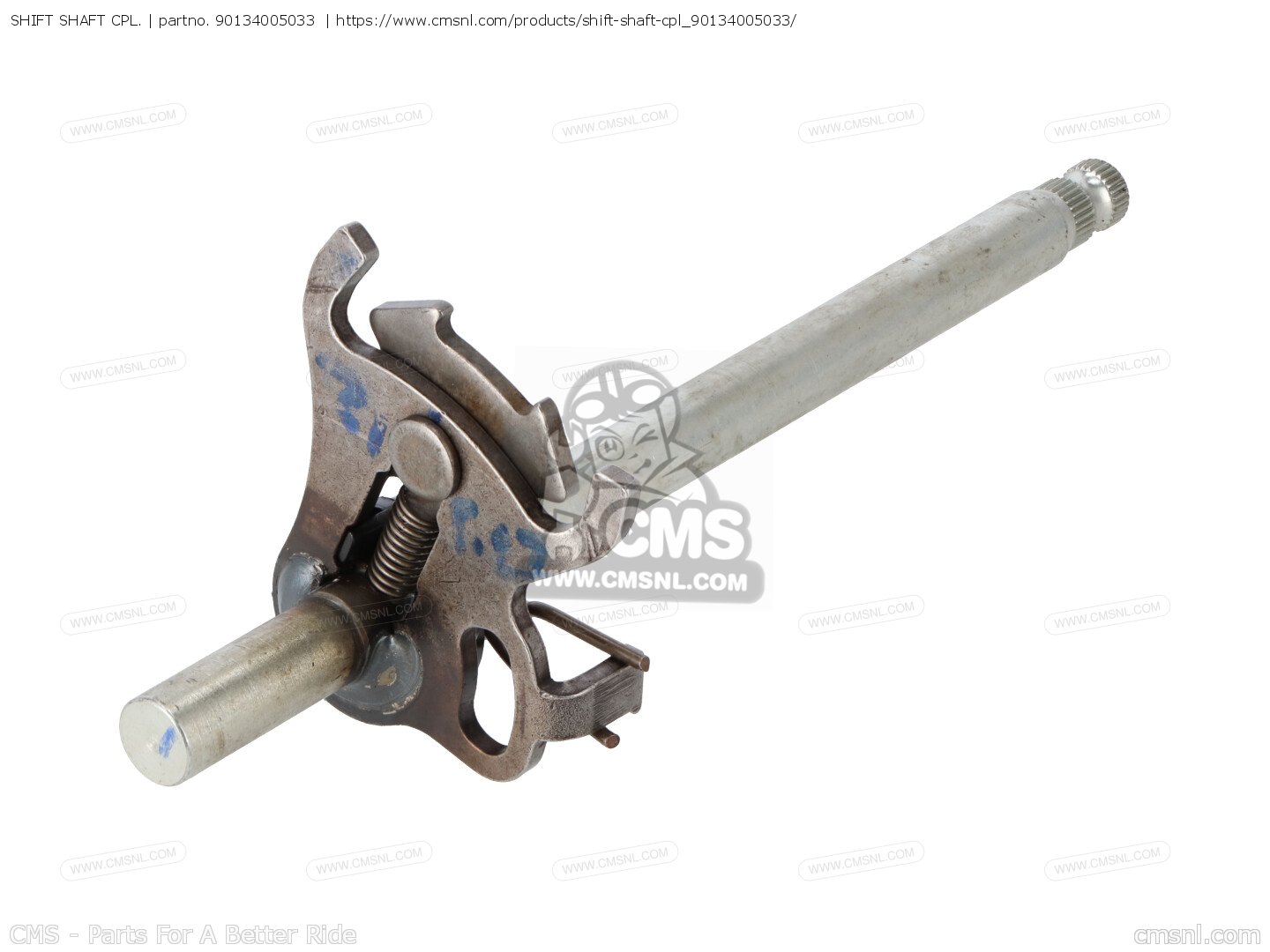 SHIFT SHAFT CPL. for 200 DUKE OR. W/O ABS B.D. Europe 2014 - order at CMSNL