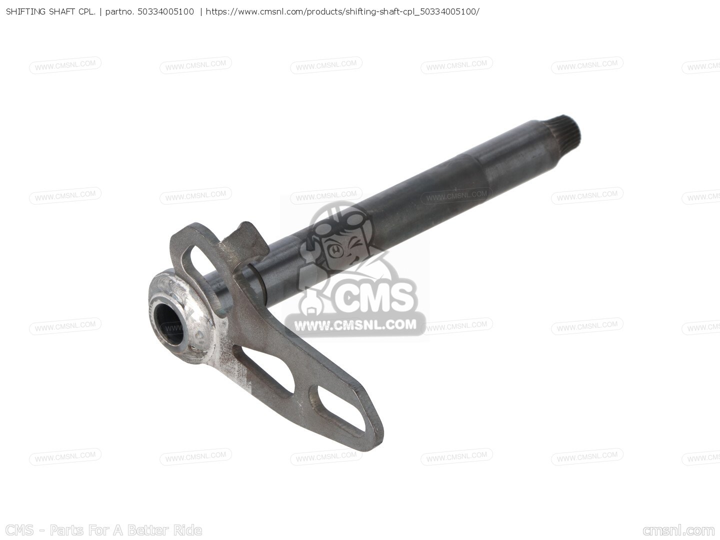 50334005100: Shifting Shaft Cpl. Ktm - buy the 50334005100 at CMSNL