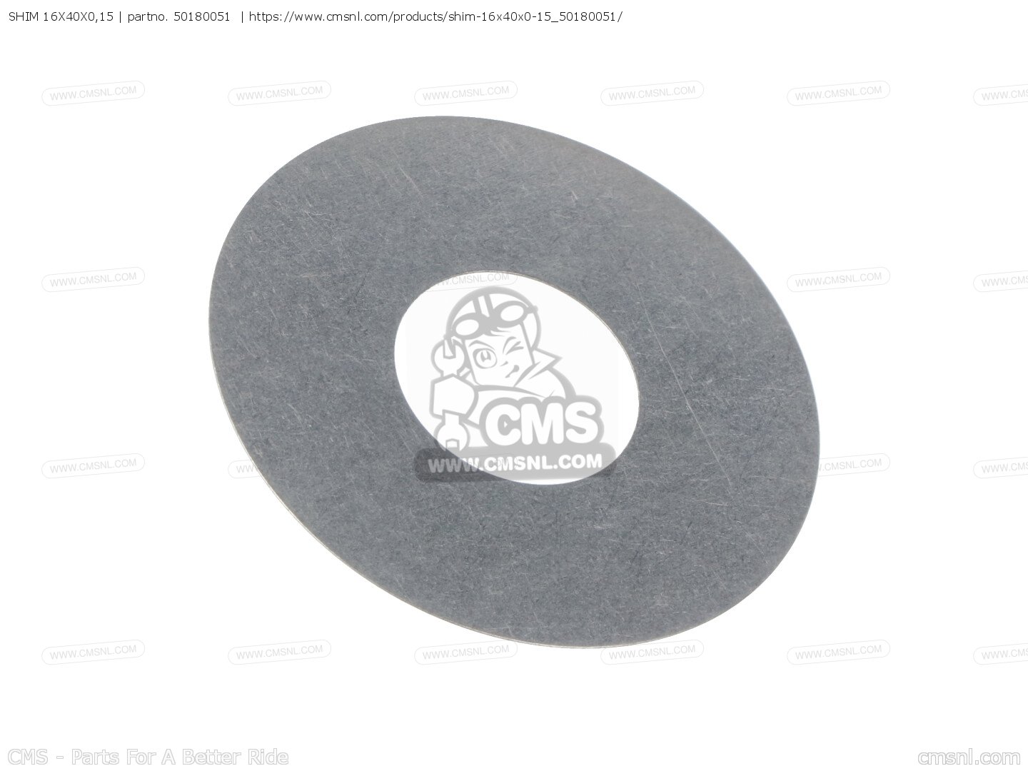 SHIM 16X40X0,15 for KTM - order at CMSNL