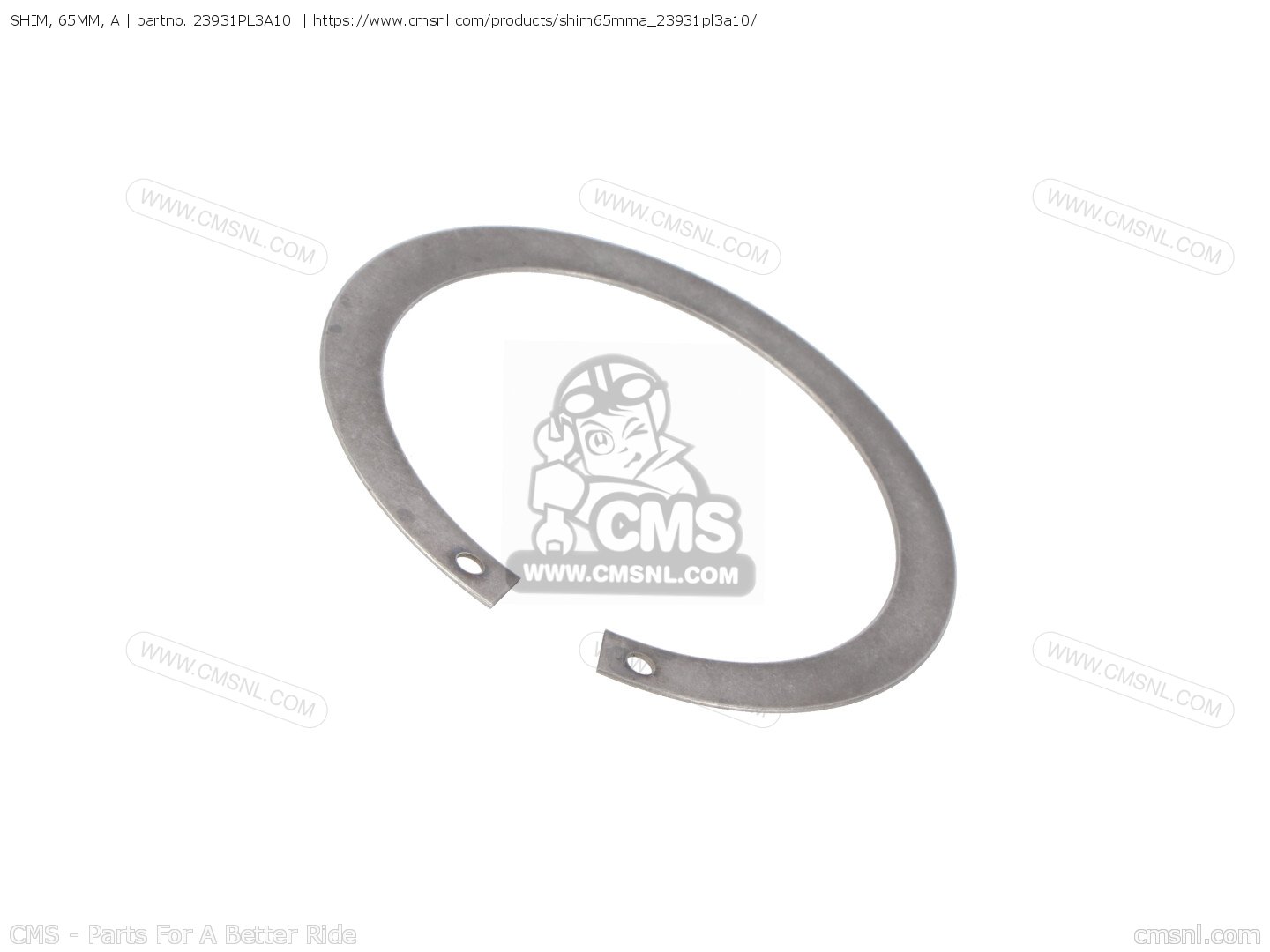 SHIM, 65MM, A for Honda - order at CMSNL