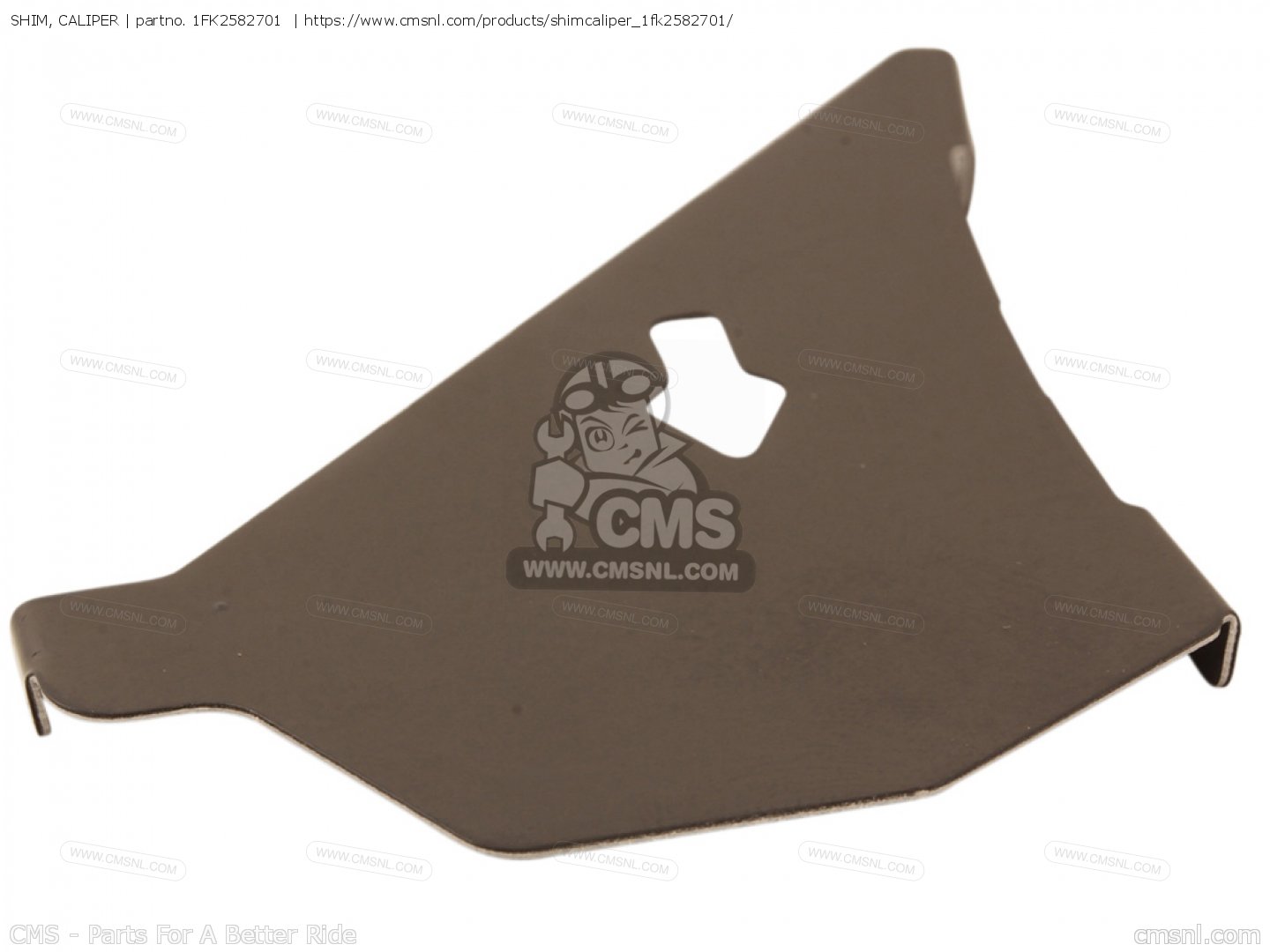 1FK2582701: SHIM, CALIPER Yamaha - buy the 1FK-25827-01-00 at CMSNL