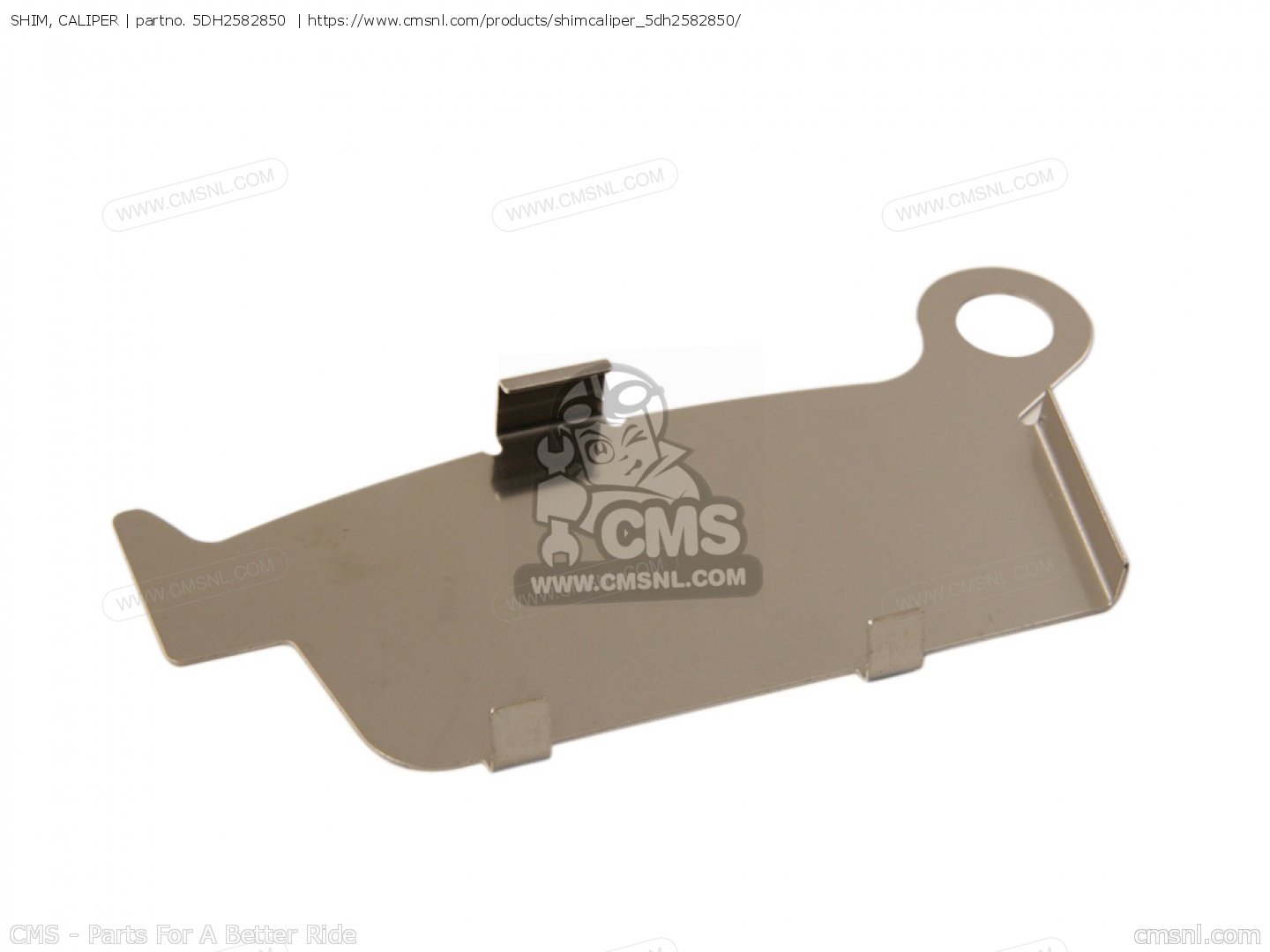 5DH2582850: SHIM, CALIPER Yamaha - buy the 5DH-25828-50-00 at CMSNL