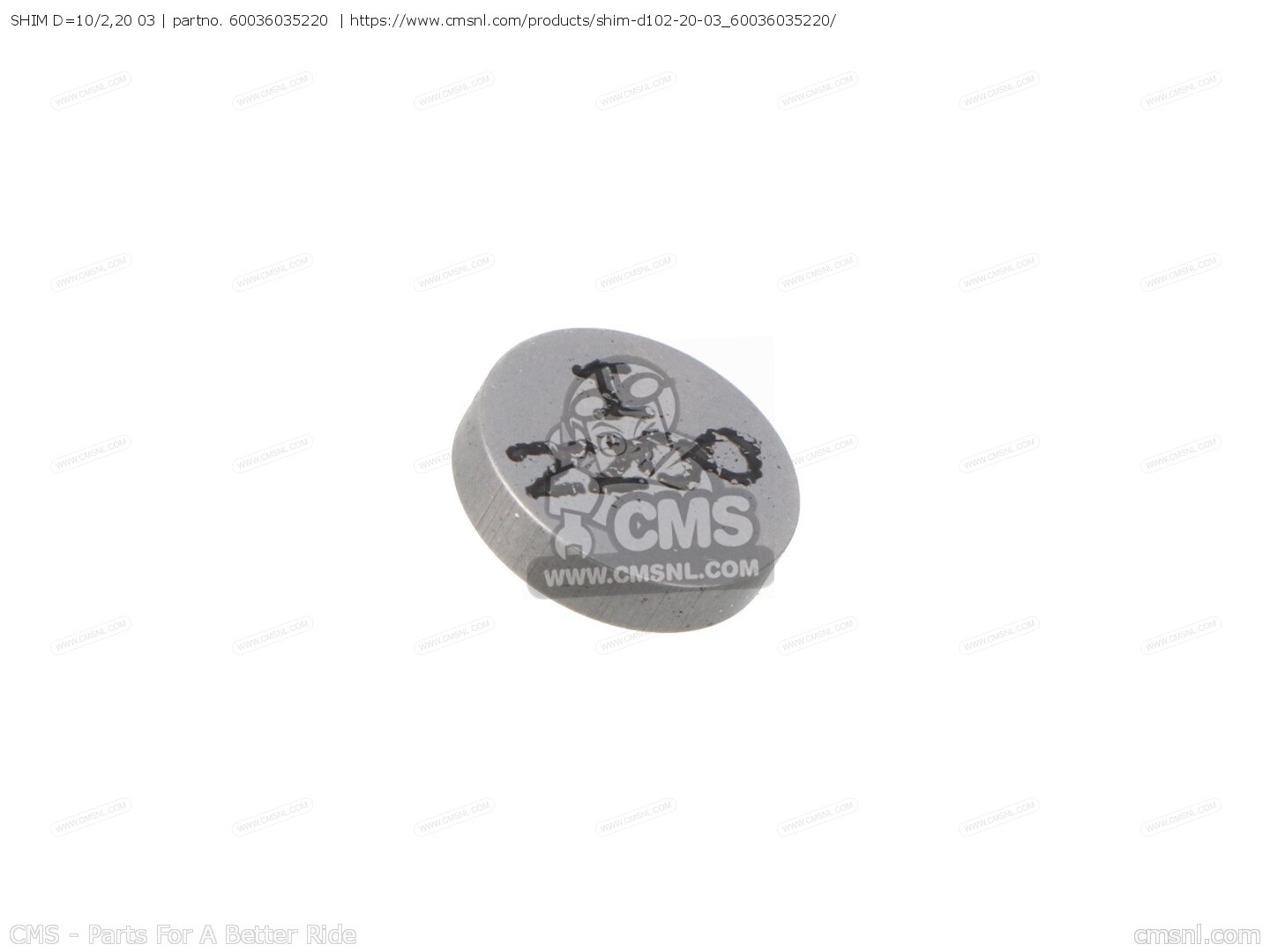 SHIM D=10/2,20 03 for 390 Duke, orange China 2018 - order at CMSNL