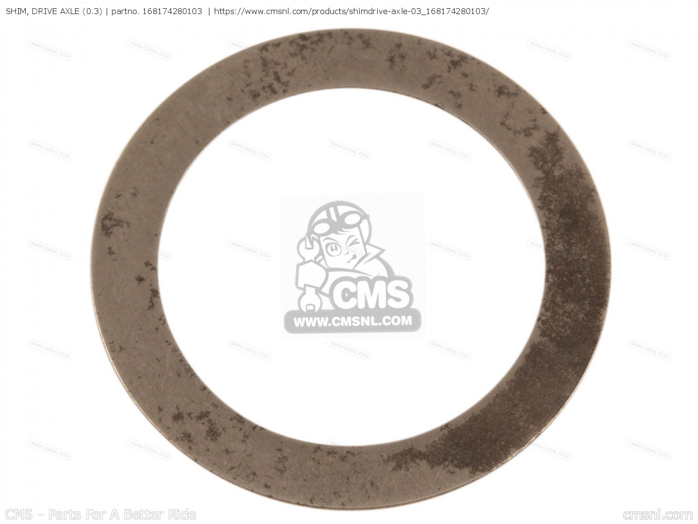 SHIM, DRIVE AXLE (0.3) for Yamaha - order at CMSNL