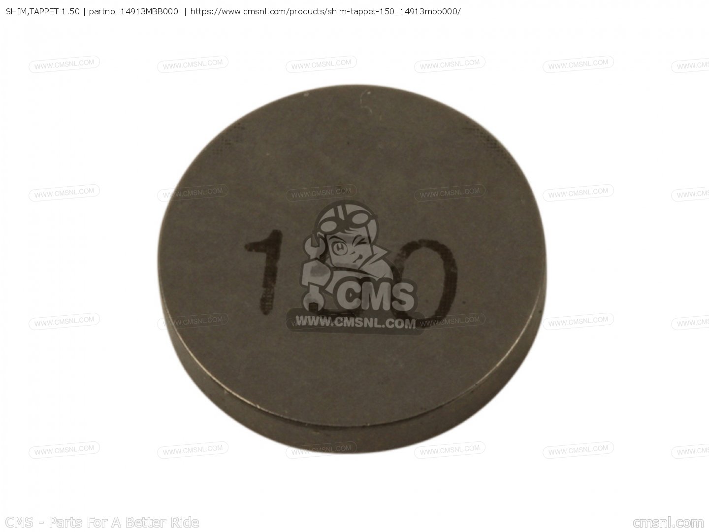 SHIM,TAPPET 1.50 for TRX450R FOURTRAX 2006 (6) AUSTRALIA - order at CMSNL