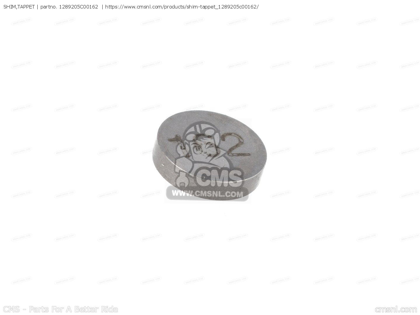 SHIM,TAPPET for GSX650F 2008 (K8) USA (E03) - order at CMSNL