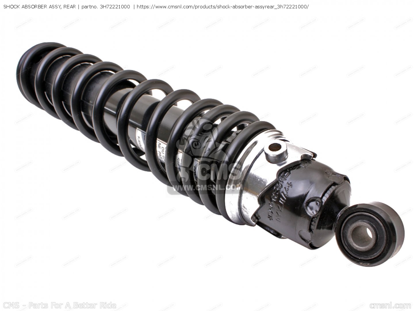 SHOCK ABSORBER ASSY, REAR for Yamaha - order at CMSNL