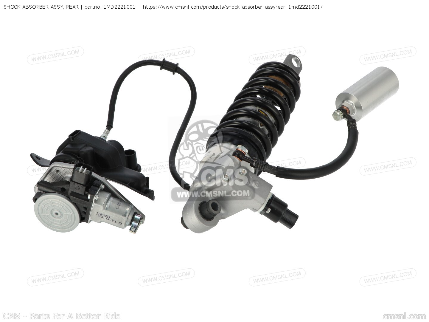 SHOCK ABSORBER ASSY, REAR for FJR1300-AE 2018 B96B EUROPE FJR1300AE ...