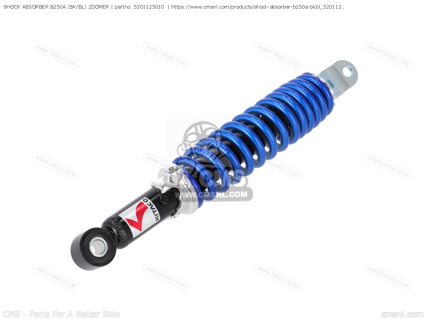 5201125010: Shock Absorber B250a (bk/bl) Zoomer Kitaco - buy the 520 ...