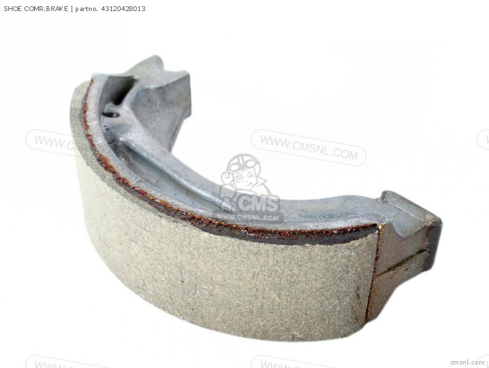 SHOE COMP.,BRAKE (MCA) for XR250R 1981 (B) - order at CMSNL
