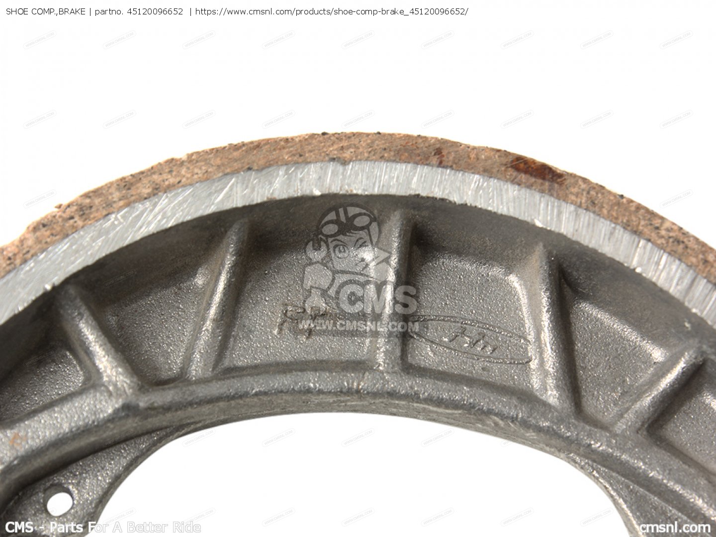 45120096652 : SHOE COMP.,BRAKE (NAS) Honda - acheter le 45120-096-652 à ...