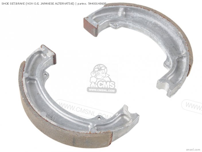 54400-14860-P Shoe Set,Brake (Nas), 5440014860P Suzuki - LT125, RM250 ...