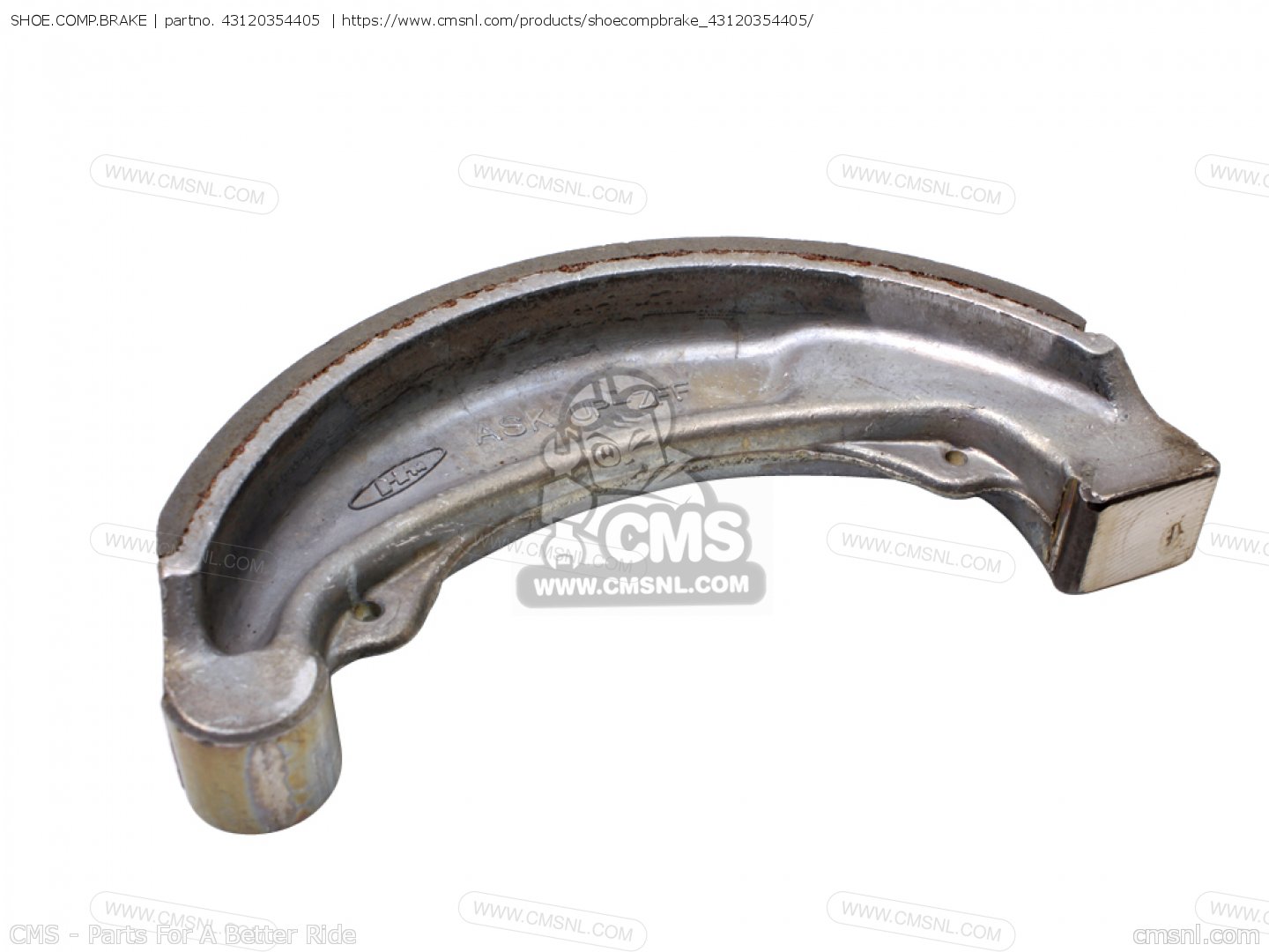 43120354405: Shoe.comp.brake (nas) Honda - buy the 43120-354-405 at CMSNL