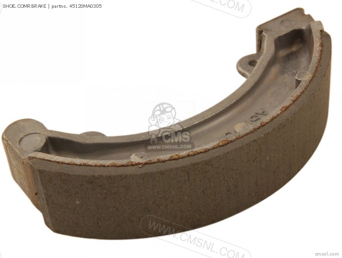 45120MA0305: SHOE.COMP.BRAKE (NAS) Honda - buy the 45120-MA0-305 at CMSNL