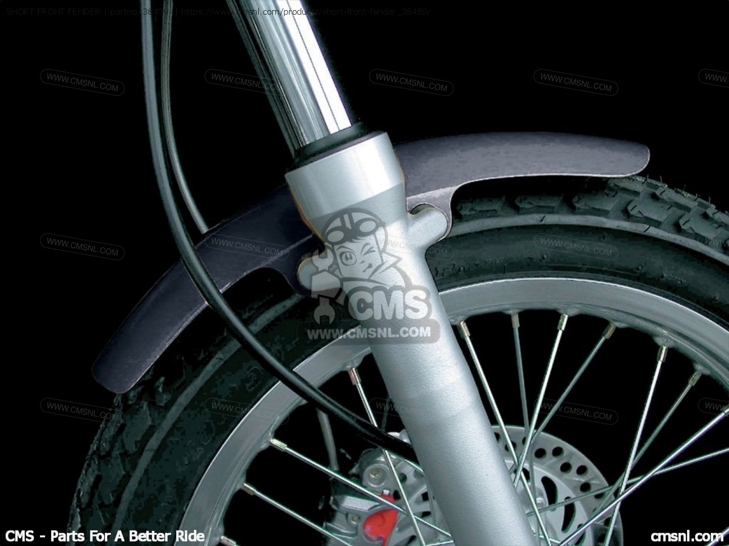 38459: SHORT FRONT FENDER Daytona - buy the 38459 at CMSNL