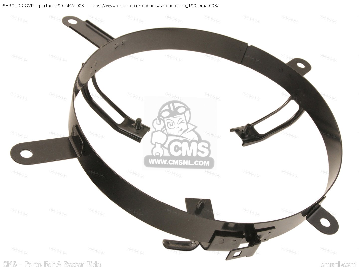 19015MAT003: Shroud Comp. Honda - buy the 19015-MAT-003 at CMSNL