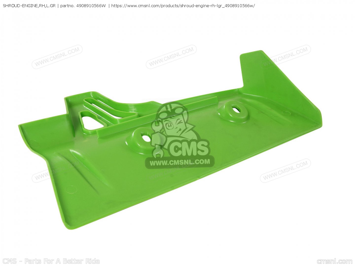 SHROUD-ENGINE,RH,L.GR for KX60-B18 KX60 2002 USA CANADA - order at CMSNL