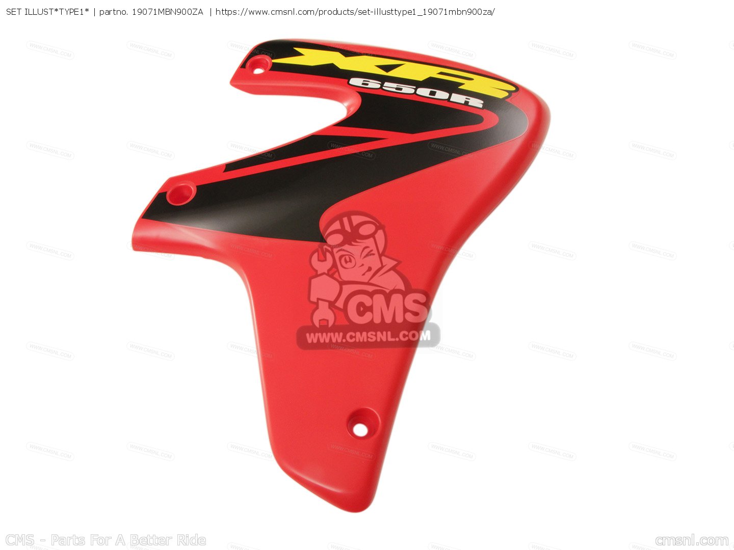 19071MBN900ZA: SHROUD SET, R. RADIA Honda - buy the 19071-MBN-900ZA at ...