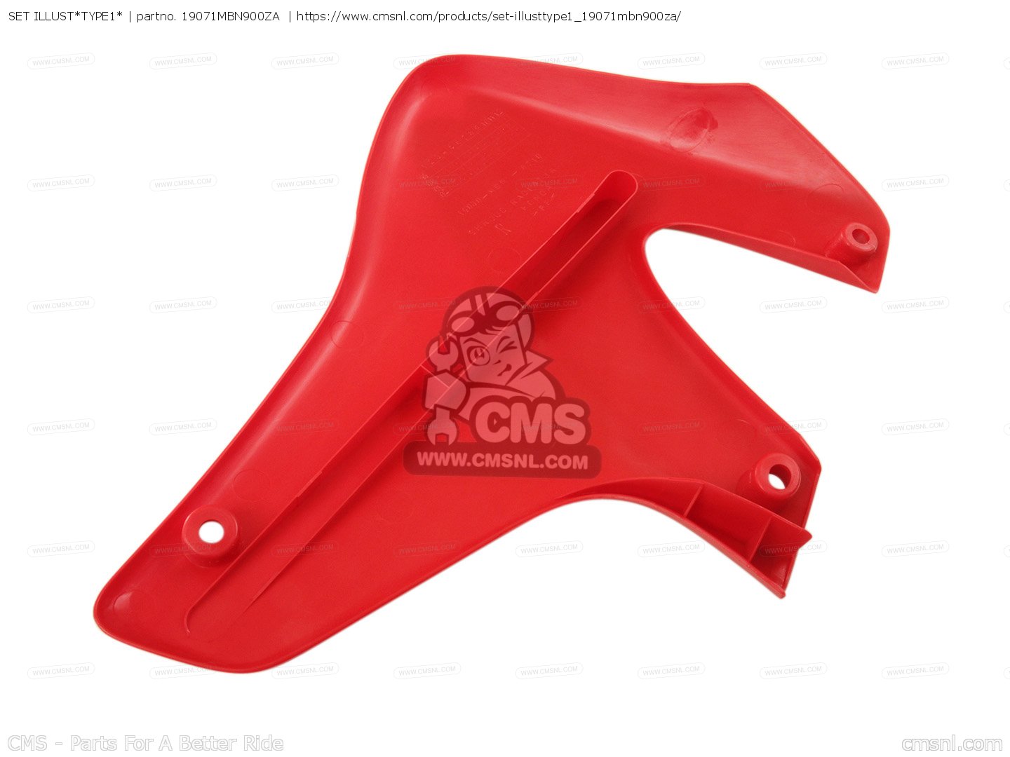 SHROUD SET, R. RADIA for Honda - order at CMSNL