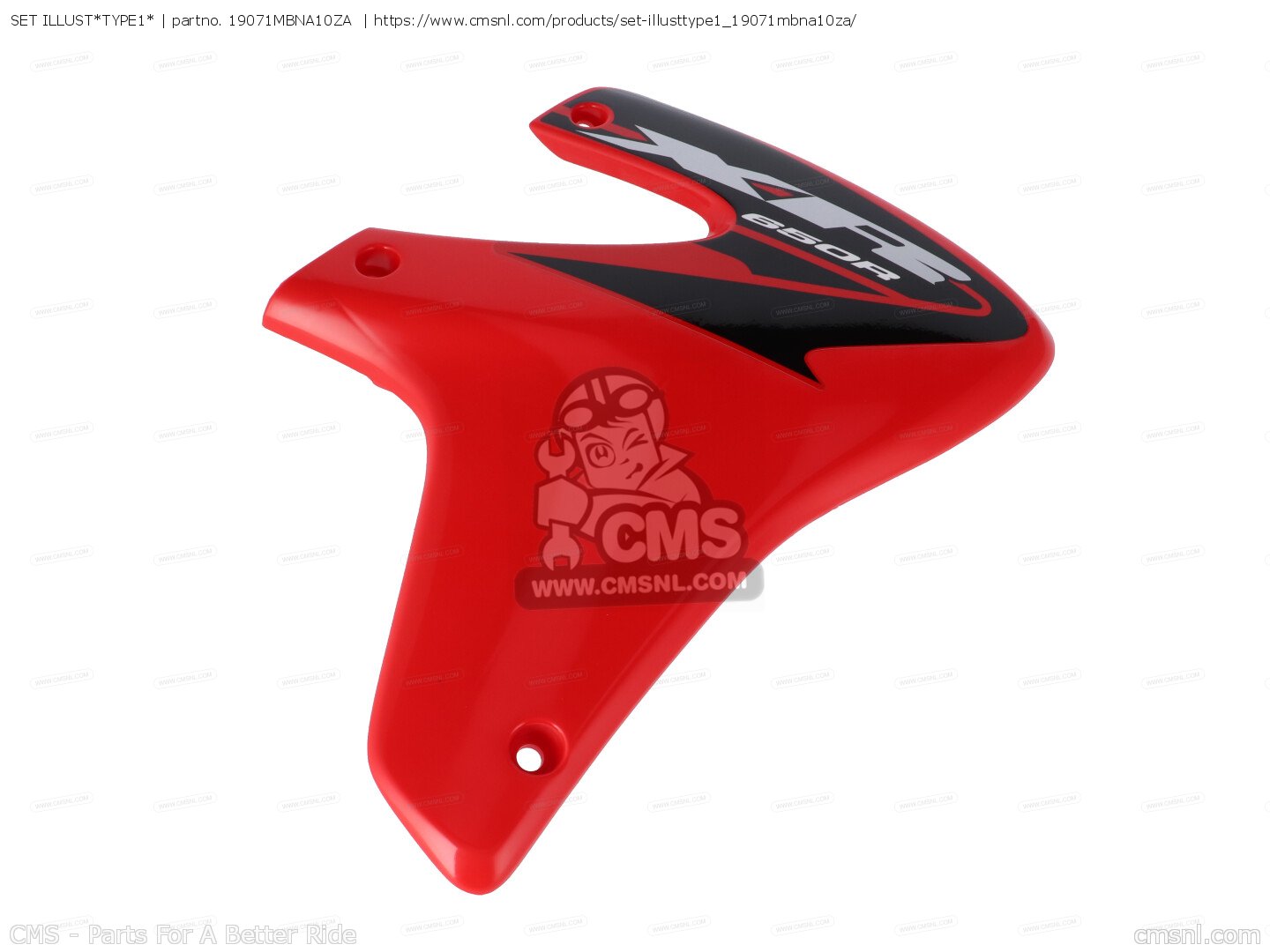 19071MBNA10ZA: SHROUD SET, R. RADIA Honda - buy the 19071-MBN-A10ZA at ...