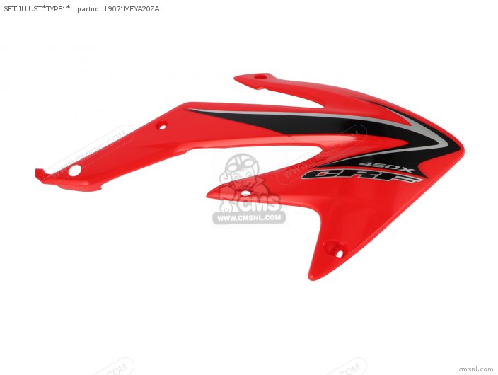 19071MEYA20ZA: Shroud Set, R. Radia Honda - buy the 19071-MEY-A20ZA at ...