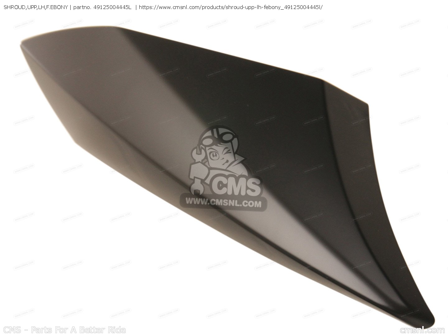 49125004445L: Shroud,upp,lh,f.ebony Kawasaki - buy the 49125-0044-45L ...