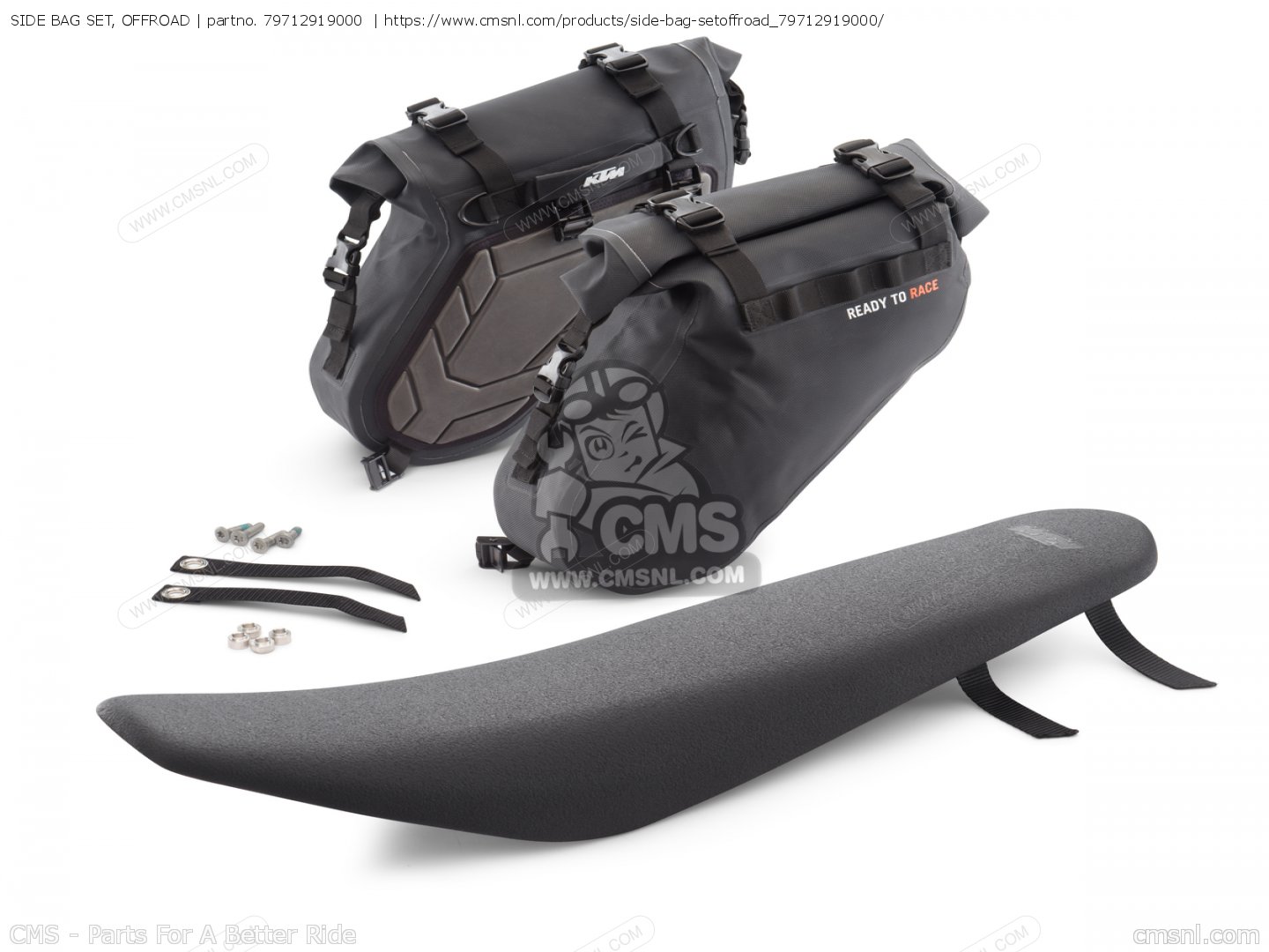 79712919000: SIDE BAG SET, OFFROAD KTM - buy the 79712919000 at CMSNL
