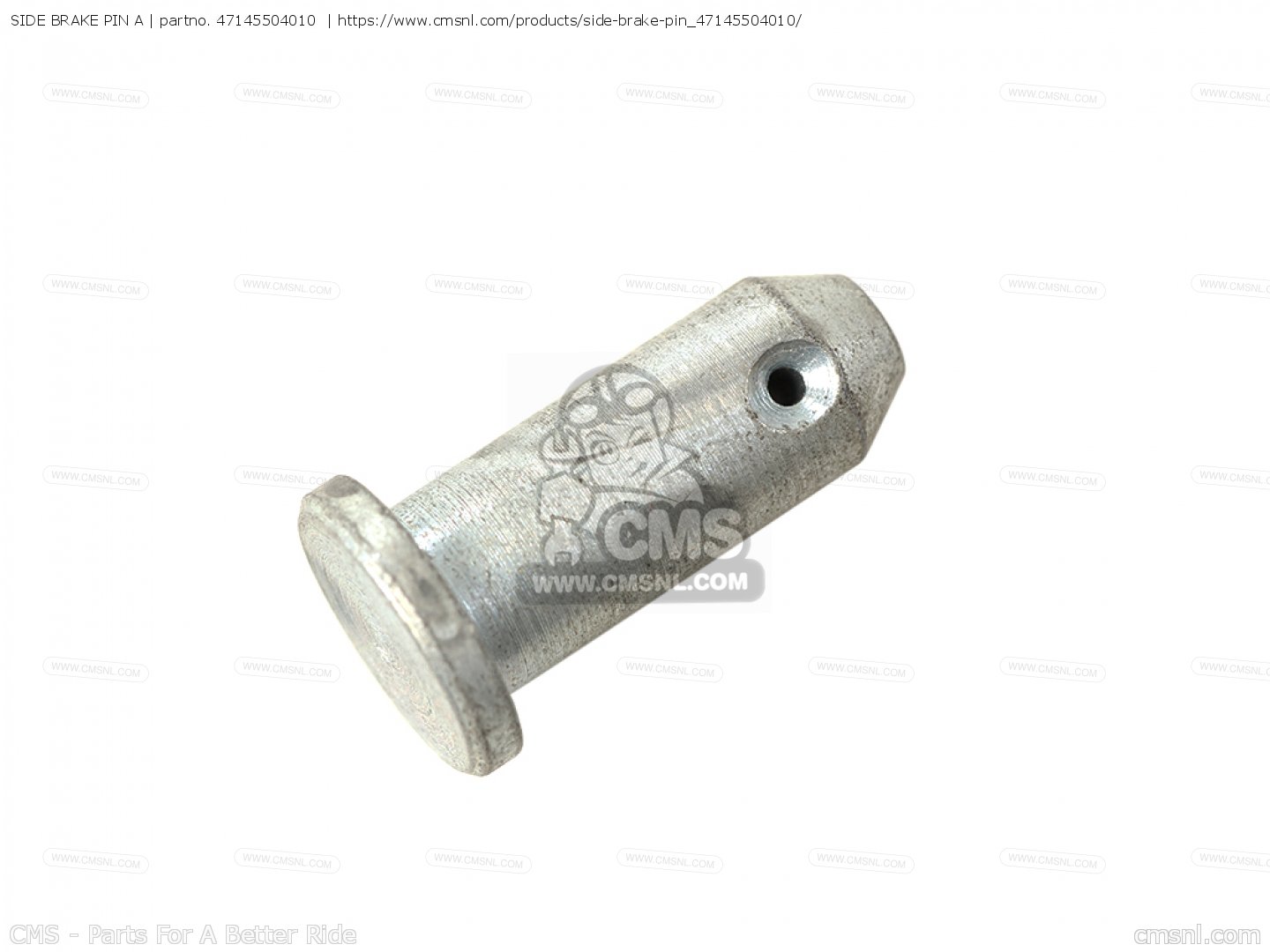 47145504010: SIDE BRAKE PIN A Honda - buy the 47145-504-010 at CMSNL