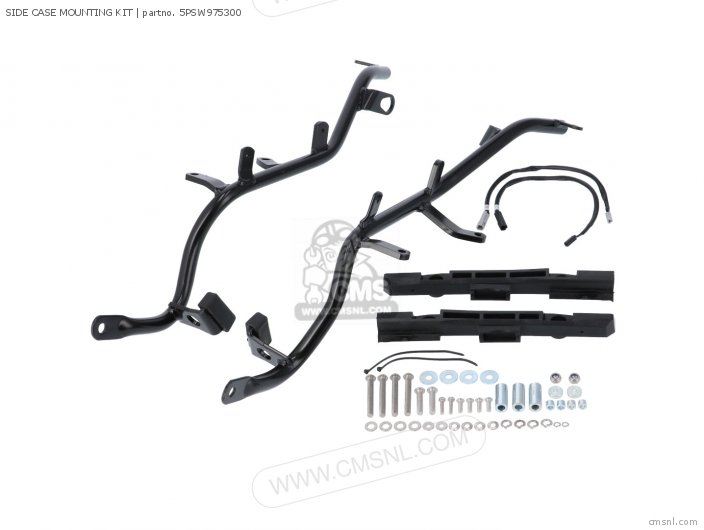 5PSW975300: SIDE CASE MOUNTING KIT Yamaha - buy the 5PS-W9753-00-00 at ...