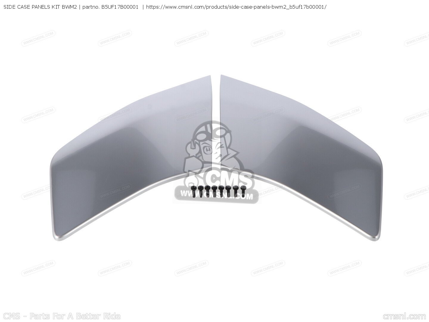 B5UF17B00001: SIDE CASE PANELS KIT BWM2 Yamaha - buy the B5U-F17B0-00 ...