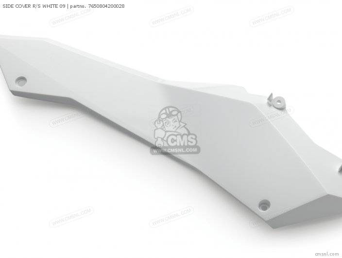 7650804200028: SIDE COVER R/S WHITE 09 KTM - buy the 7650804200028 at CMSNL