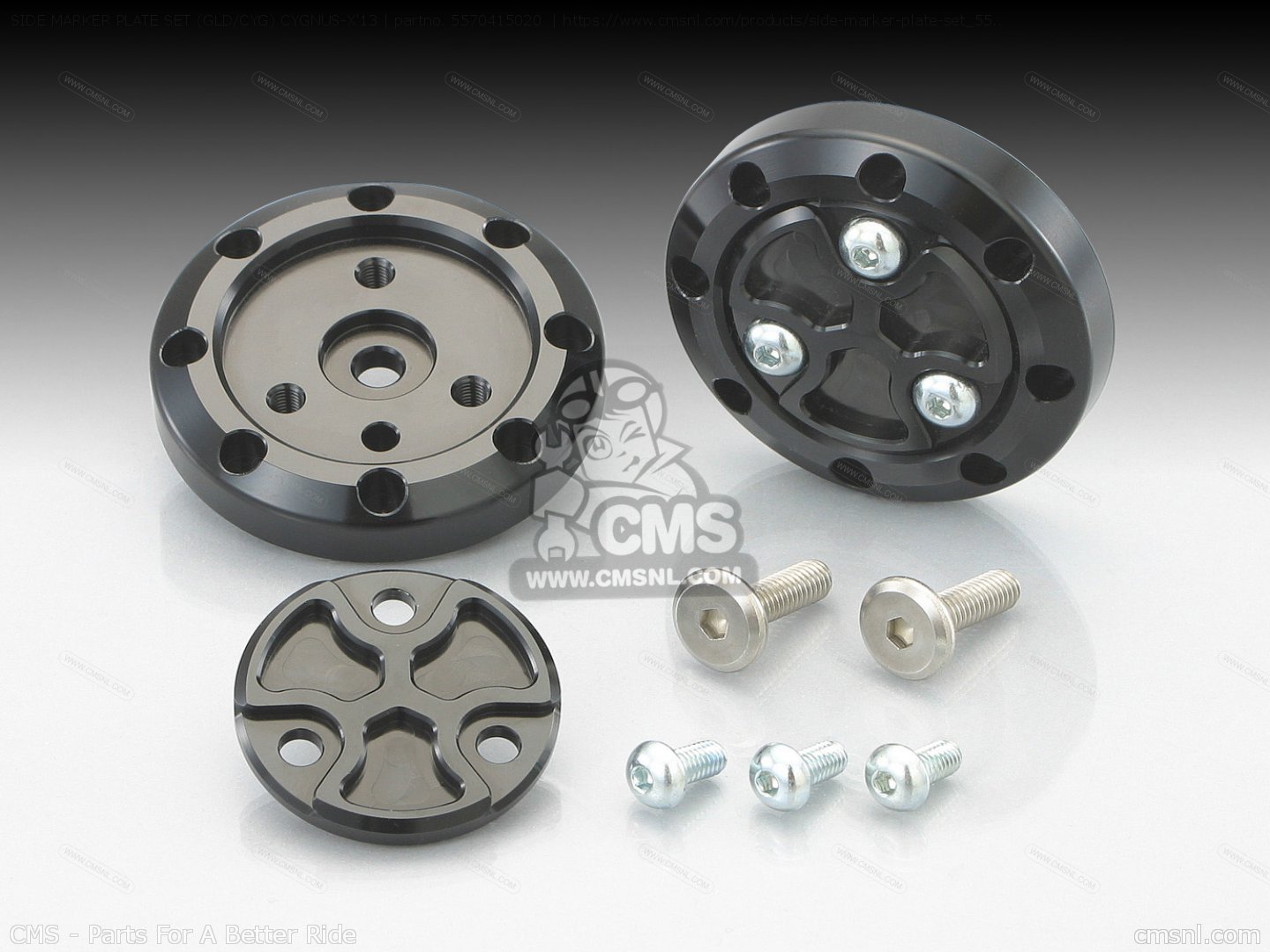 5570415020: Side Marker Plate Set (gld/cyg) Cygnus-x'13 Kitaco - buy ...