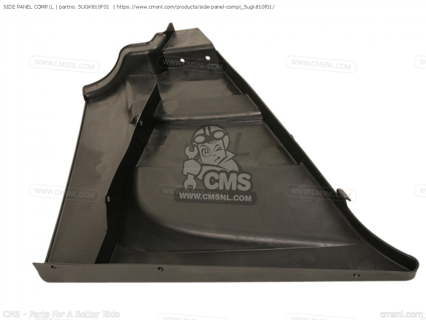 5UGK810F01: SIDE PANEL COMP.(L Yamaha - buy the 5UG-K810F-01-00 at CMSNL