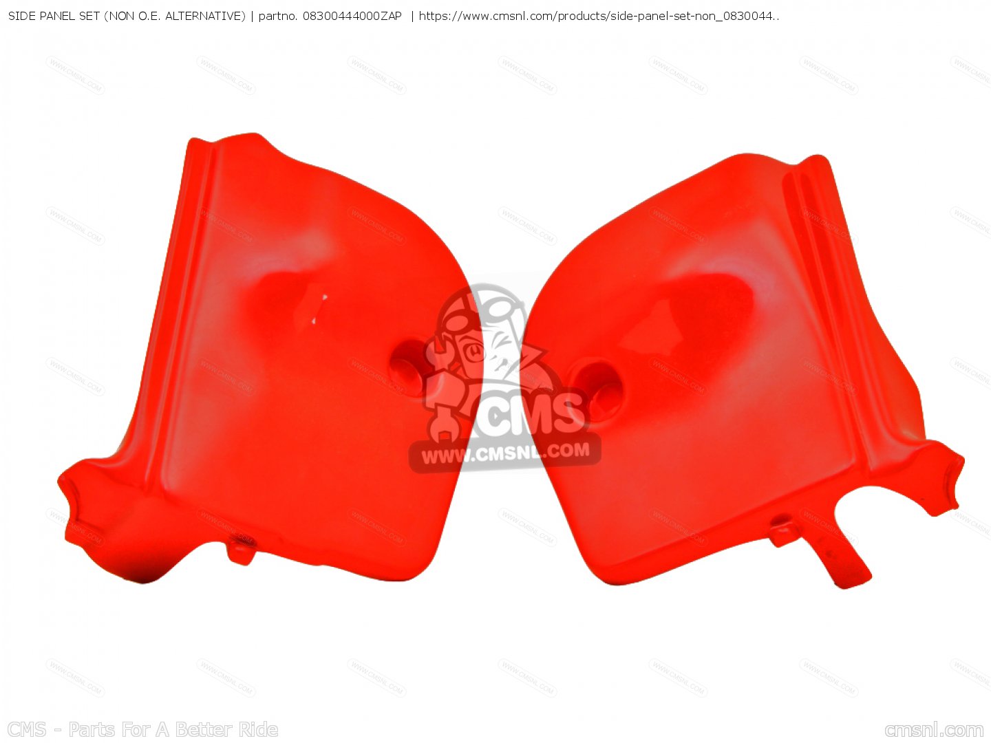 08300444000ZAP: SIDE PANEL SET Honda - buy the 08300-444-000ZAP at CMSNL