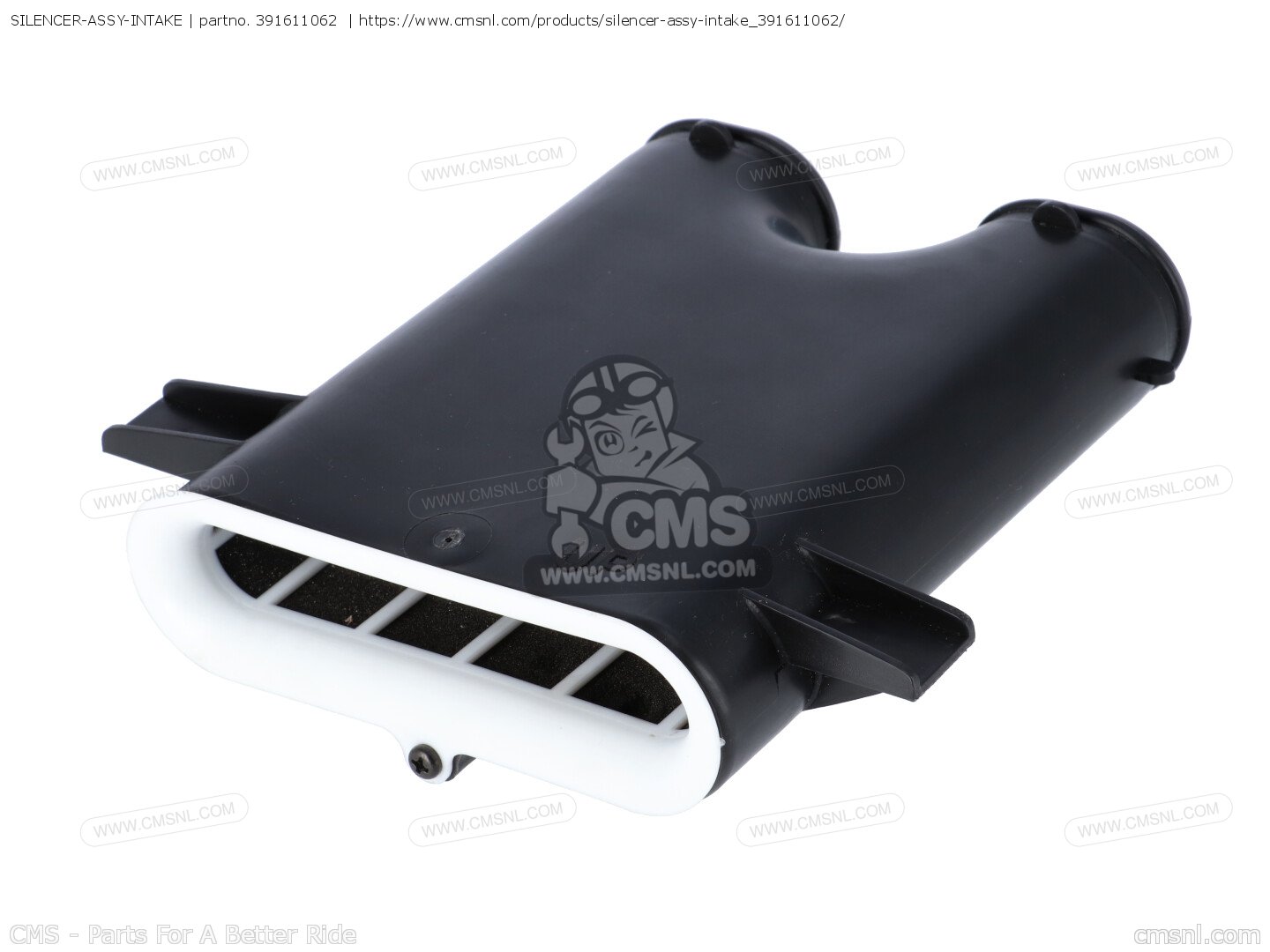 391611062: SILENCER-ASSY-INTAKE Kawasaki - buy the 39161-1062 at CMSNL