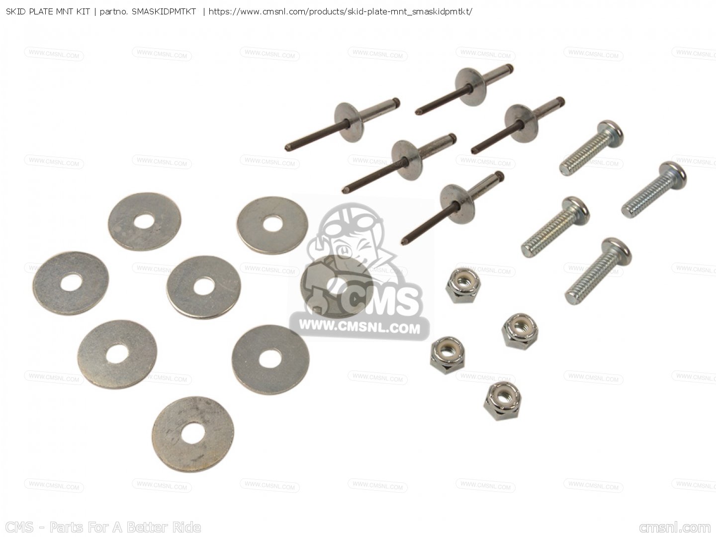 SMASKIDPMTKT: Skid Plate Mnt Kit Yamaha - buy the SMA-SKIDP-MT-KT at CMSNL