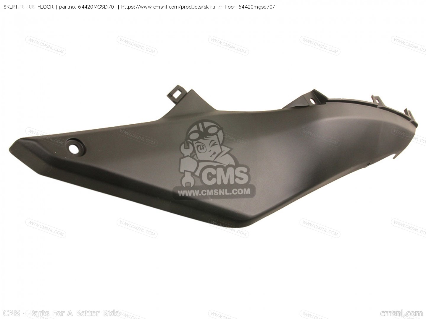 64420MGSD70: SKIRT,R REAR FLOO Honda - buy the 64420-MGS-D70 at CMSNL