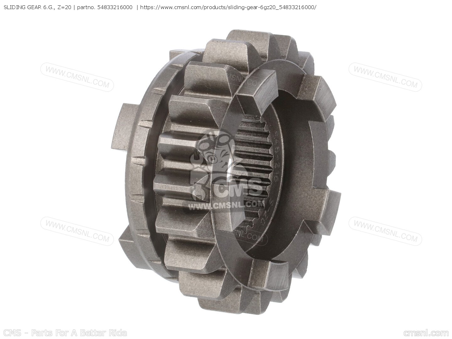54833216000: SLIDING GEAR 6.G., Z=20 KTM - buy the 54833216000 at CMSNL